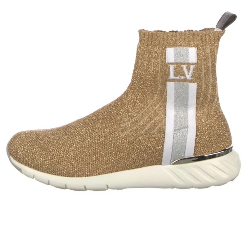 Louis Vuitton | Shoes | Louis Vuitton Gold Hightop Aftergame Sock ...